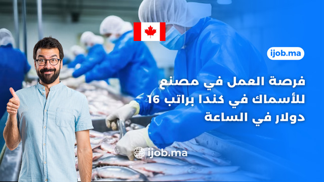 L’opportunité d’emploi dans une usine de poissons au Canada avec un ...